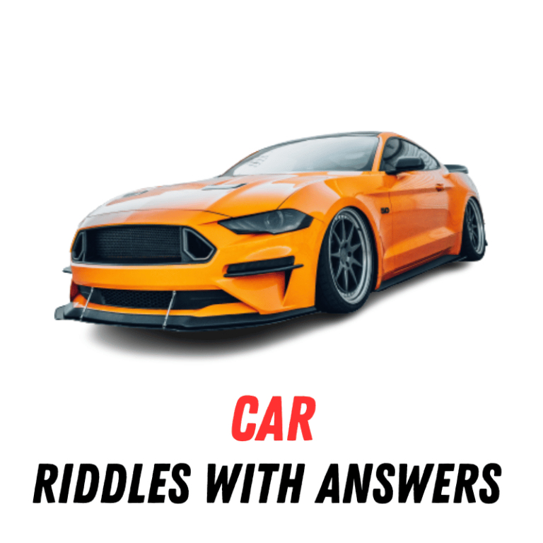 70+ Riddles About Cars With Answers - Riddle Quests